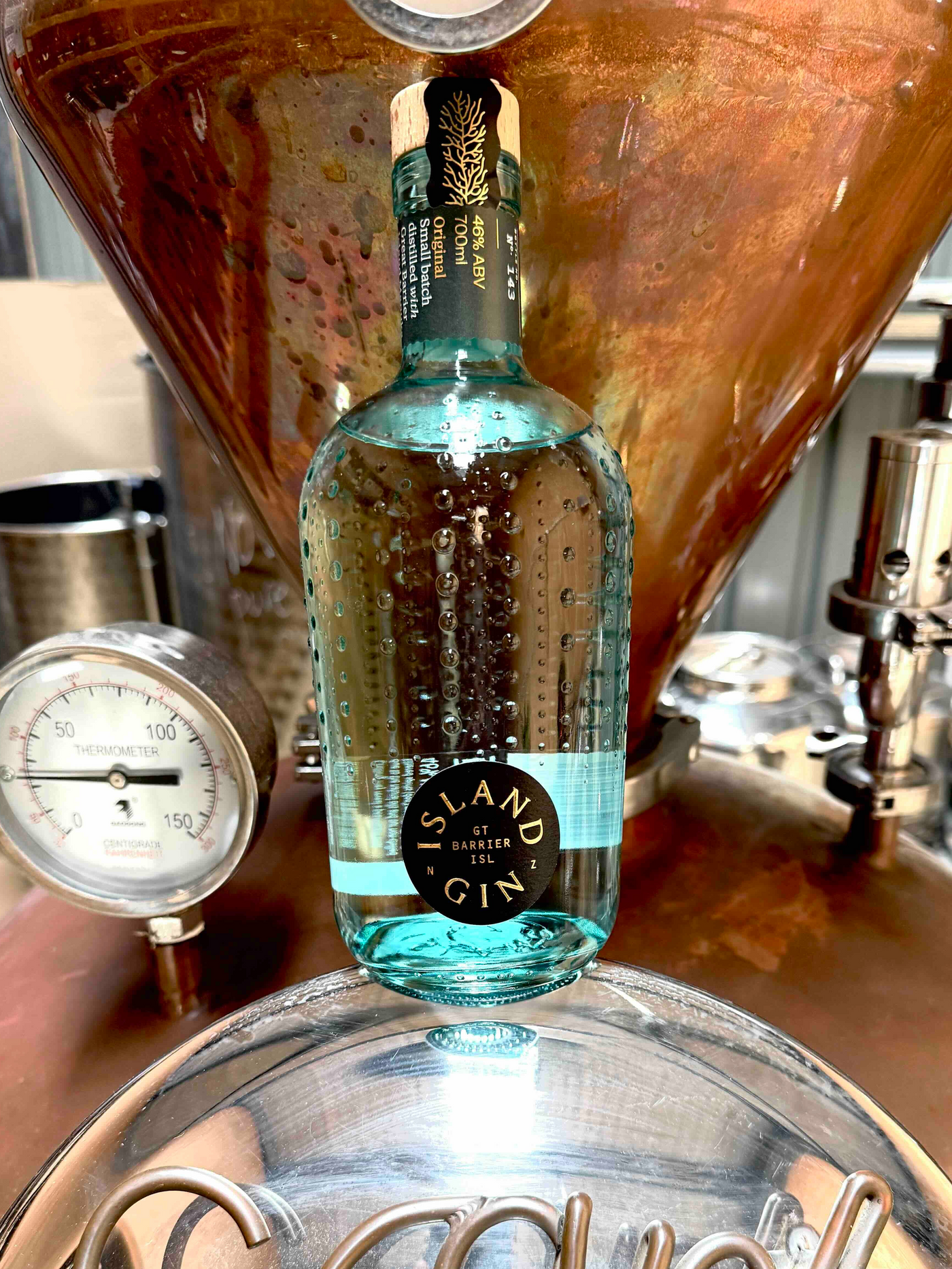 Island Gin distillery. New Zealand.