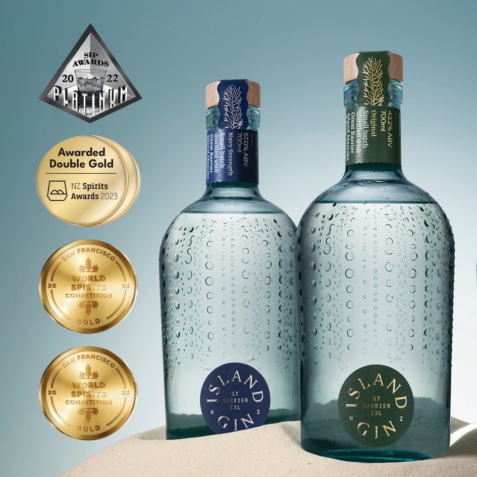 Island Gin distillery. New Zealand.